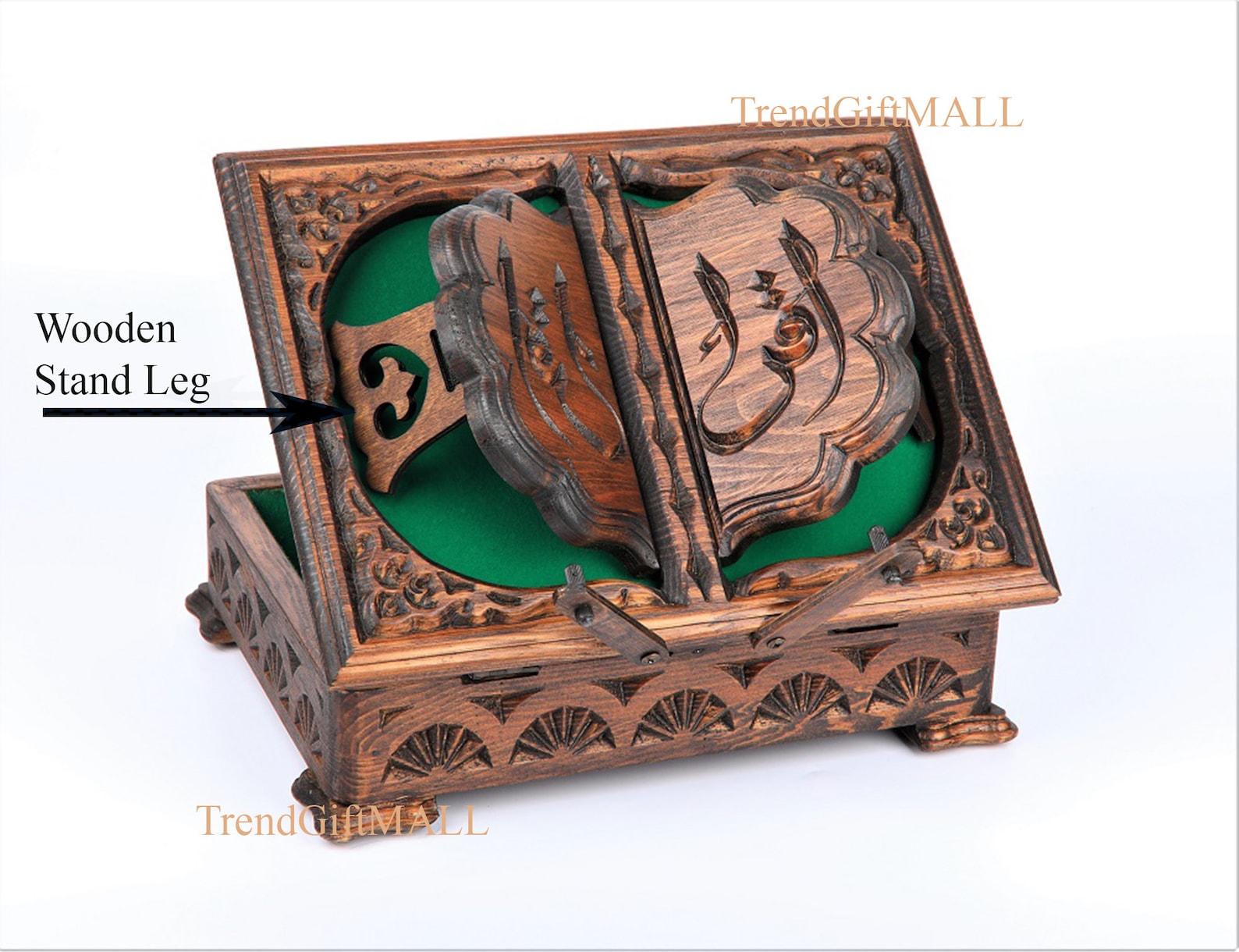 Book Stand With Velvet Storage Area & Portable and Height - Etsy