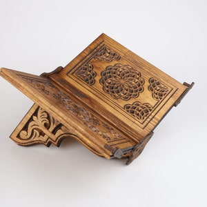 Wooden Holy Book Stand Large Book Stand Tabletop Bible Stand for ...