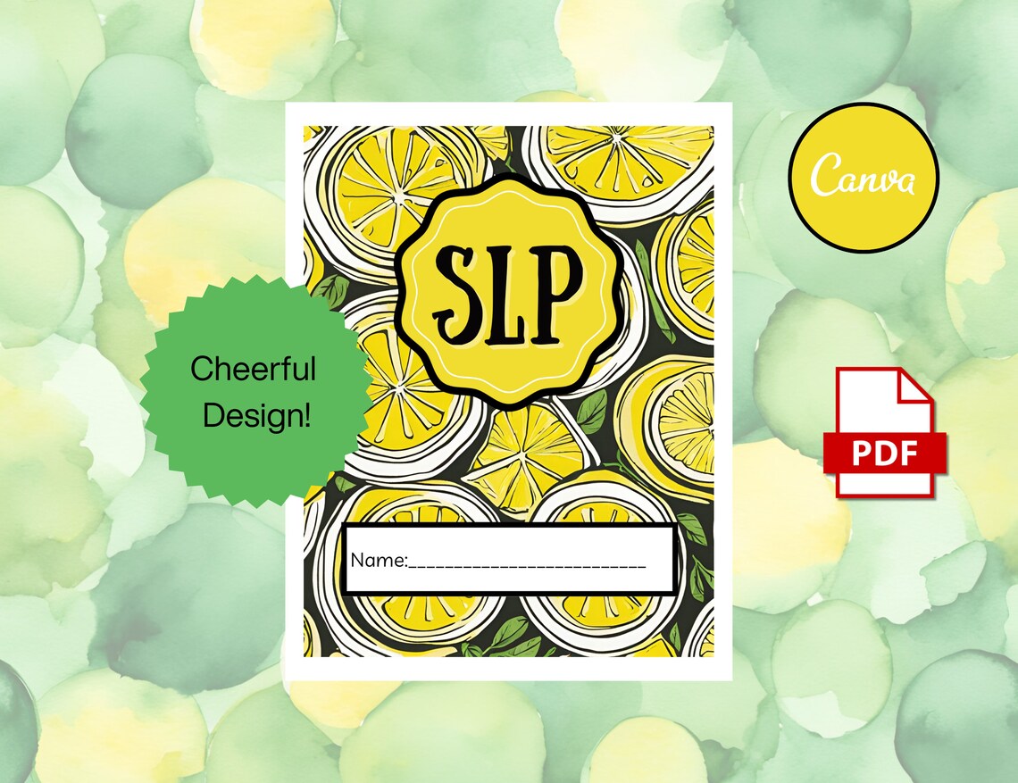 Editable Speech Therapy Starter Kit | Canva Template & PDF Download ...