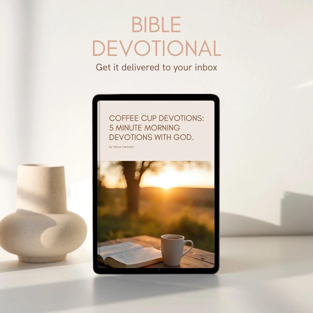 Printable 30 Day Bible Devotional | Coffee Themed | 5 Minutes | Bible ...