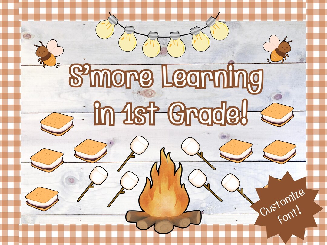 Printable Cozy Classroom Camping Themed Bulletin Board | Teacher Decor ...