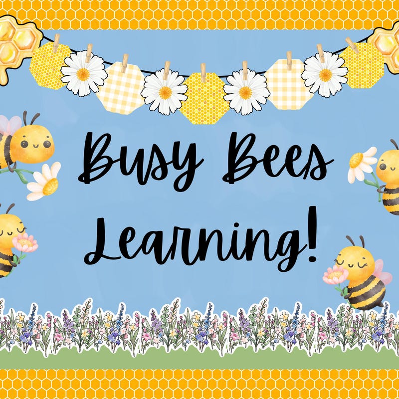 Bee Bulletin Board - Etsy
