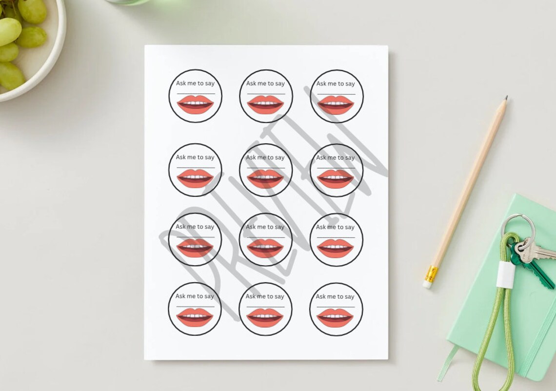 Speech Therapy Celebration Circle Stickersprintable Set of 36 Stickers ...