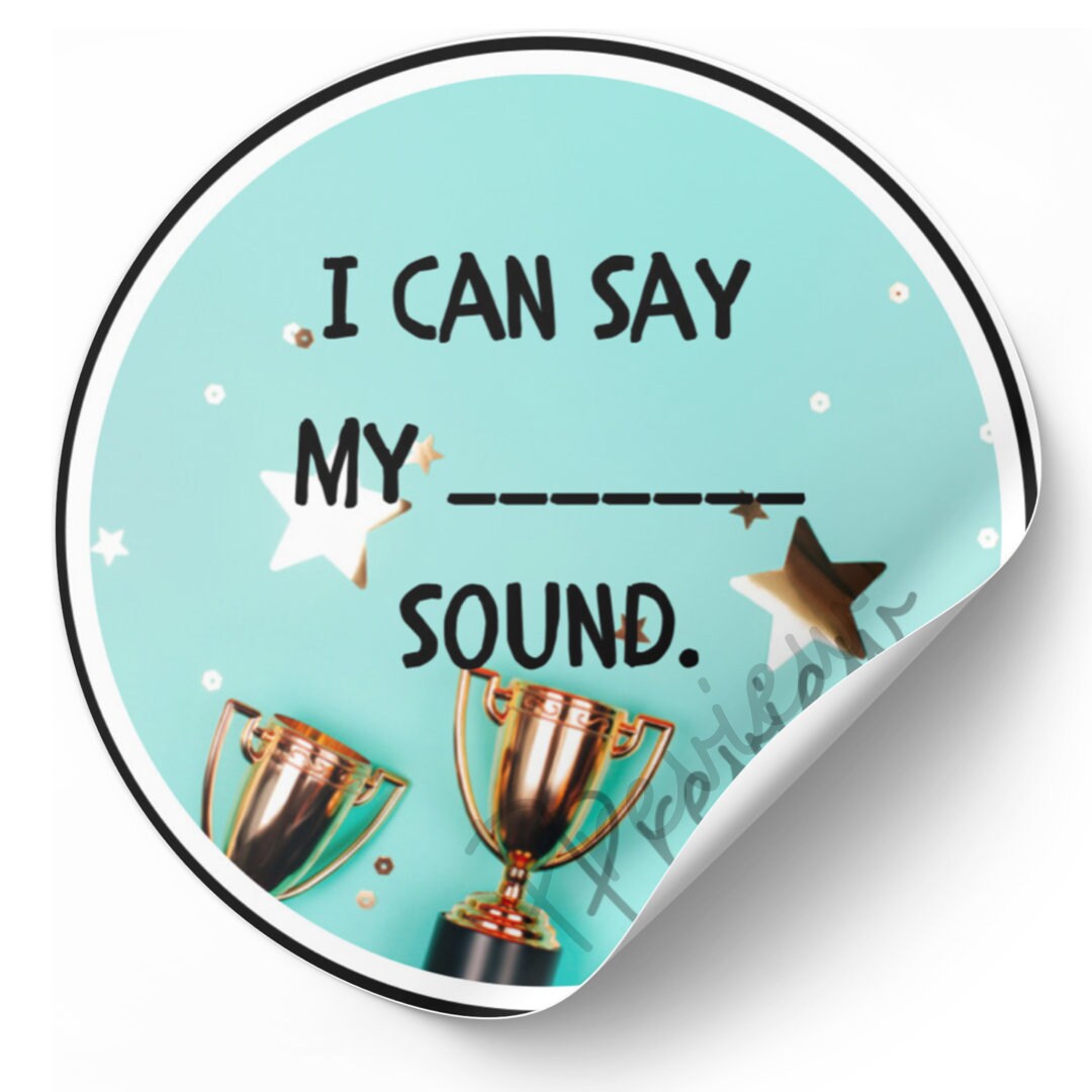 Speech Therapy Celebration Circle Stickersprintable Set of 36 Stickers ...