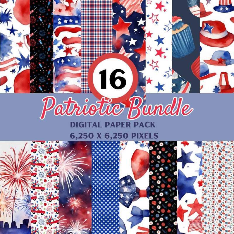 Patriotic Paper - Etsy