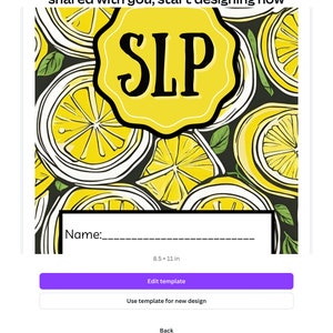 Editable Speech Therapy Starter Kit | Canva Template & PDF Download ...