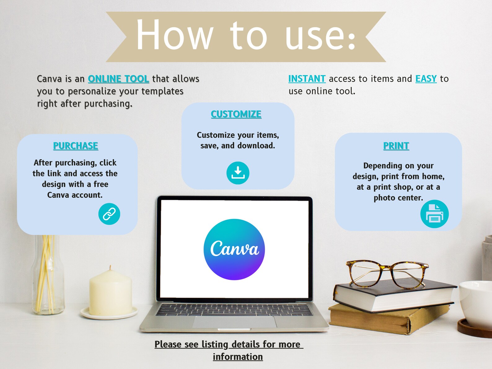 Succulent "meet the Teacher" Canva Template - Customizable Introduction ...