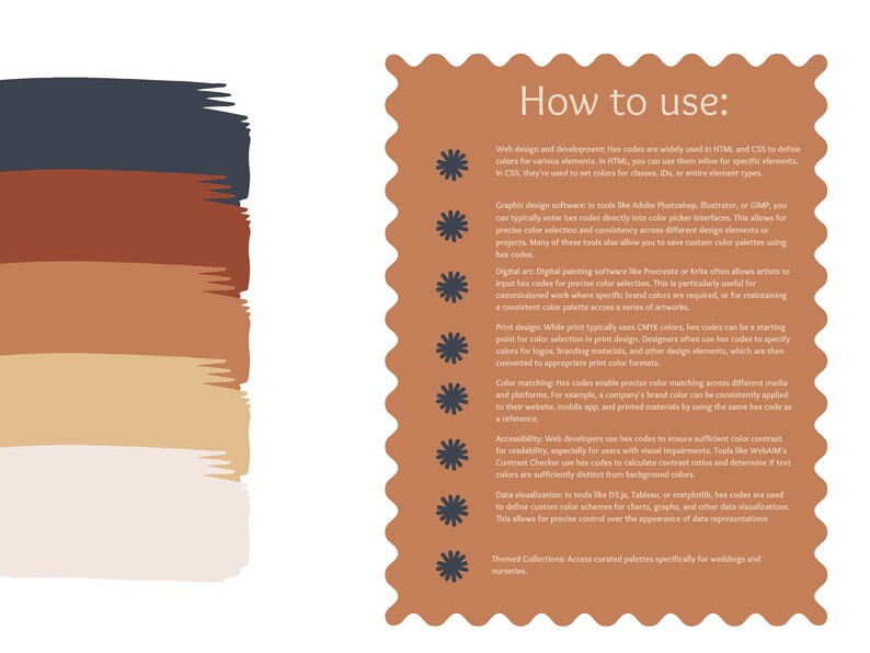 Rustic Stone Theme Branding Kit: Customizable Canva 5-color Palette Kit ...