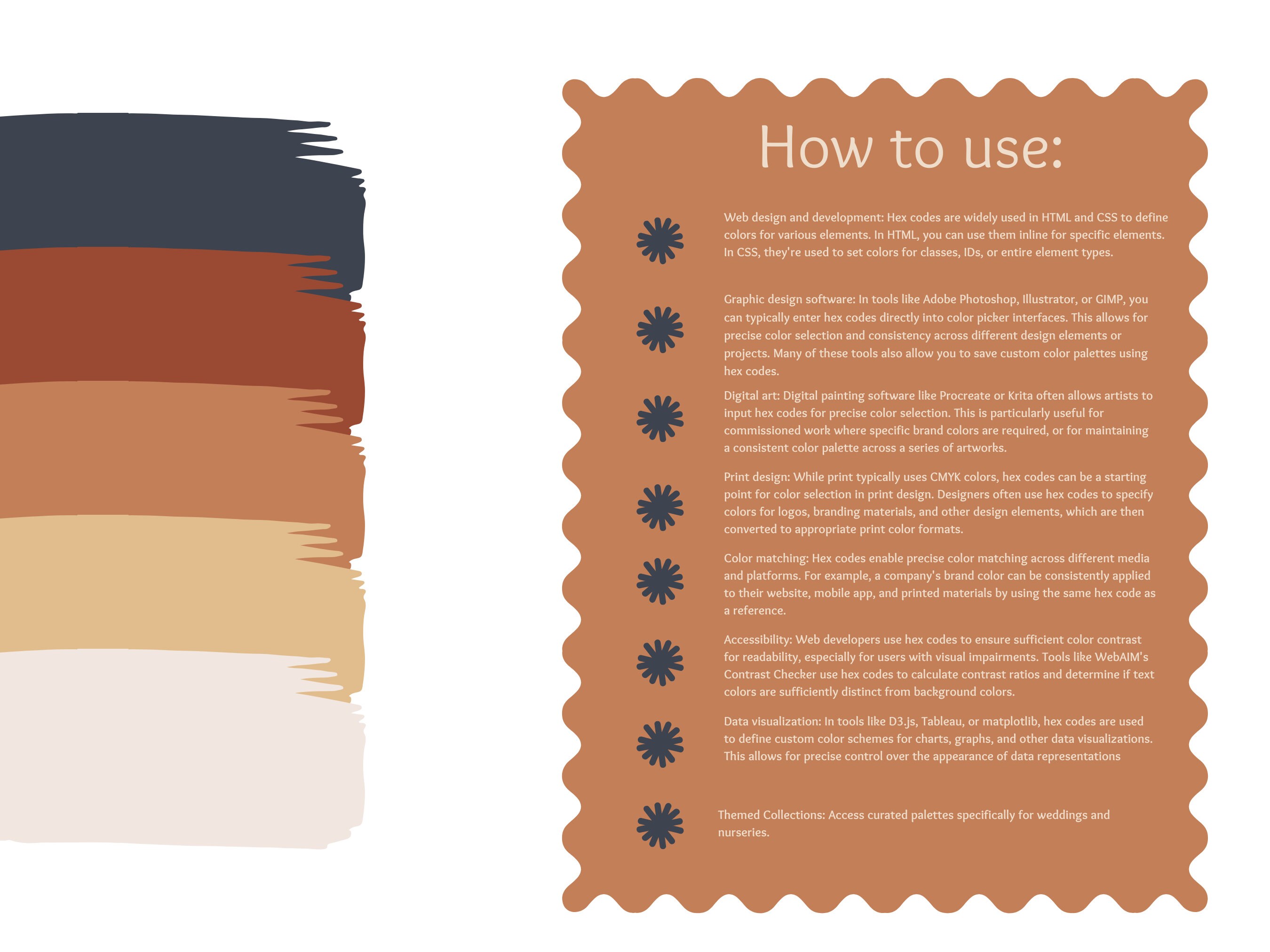 Rustic Stone Theme Branding Kit: Customizable Canva 5-color Palette Kit ...