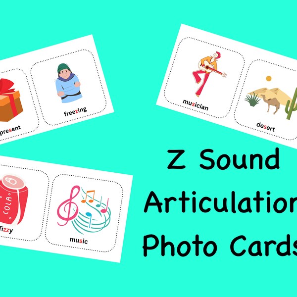 Articulation Flash Cards - Etsy