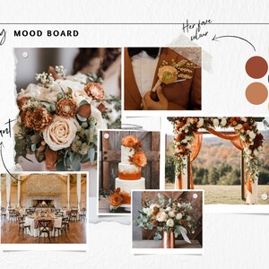 Rustic Stone Theme Branding Kit: Customizable Canva 5-color Palette Kit ...