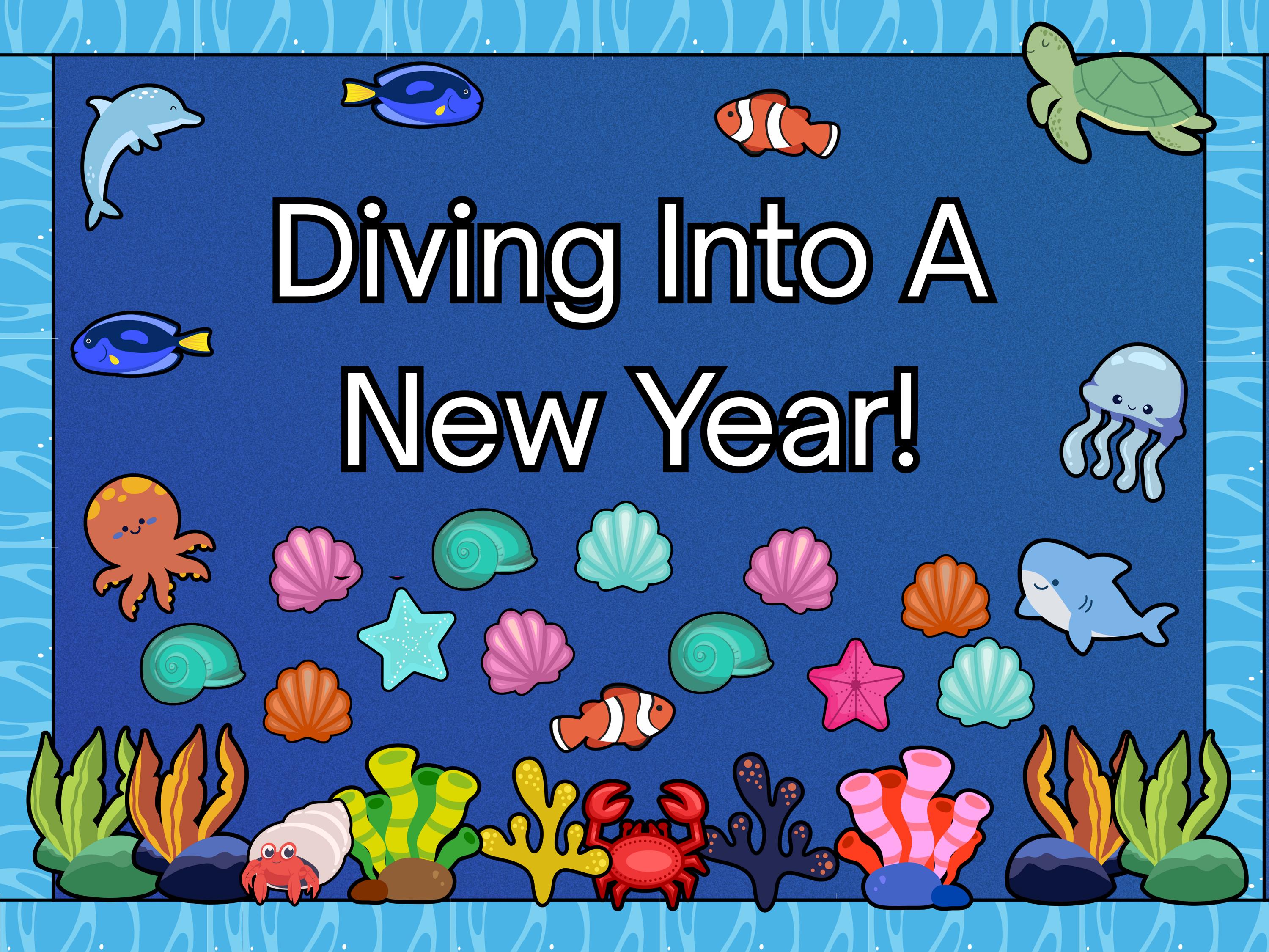 Ocean Classroom Bulletin Board Set: Sea Life Decor (digital Download ...