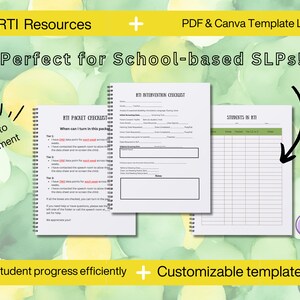 Editable Speech Therapy Starter Kit | Canva Template & PDF Download ...