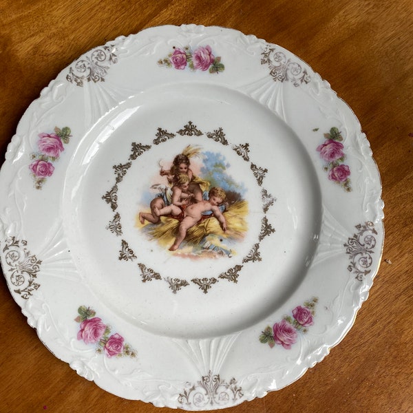 Cherub Plate - Etsy