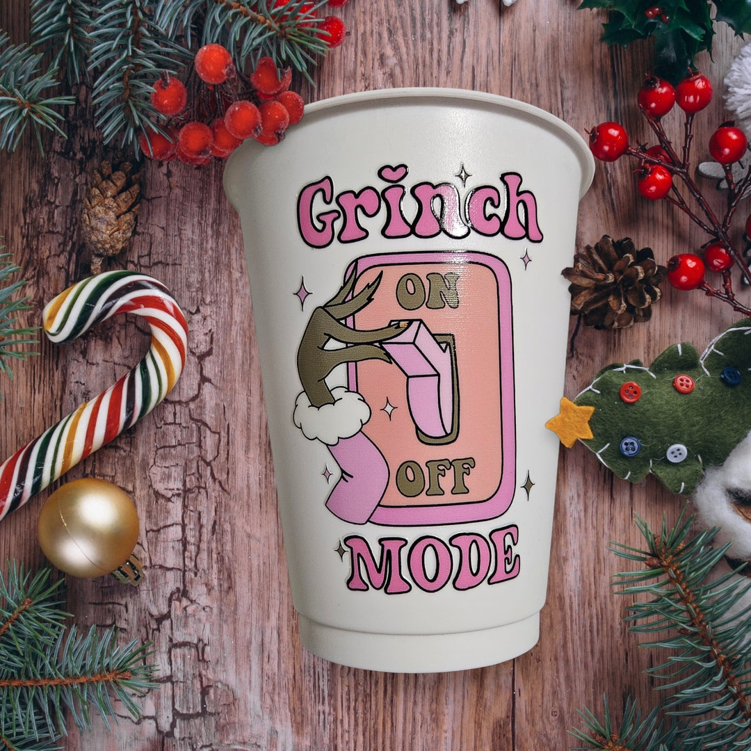Grinch Mode 16oz Cold Cup - Etsy