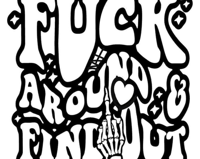 FAFO Decal - Etsy