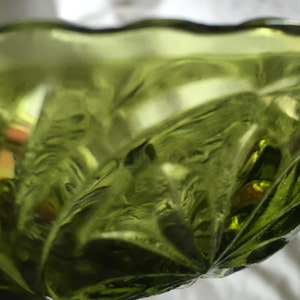 Beautiful Small Green Glass Bowl Dish - Etsy