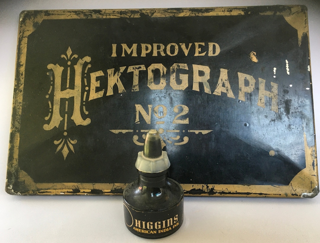 Hektograph Original Copying Machine Hectograph Duplicating Early ...