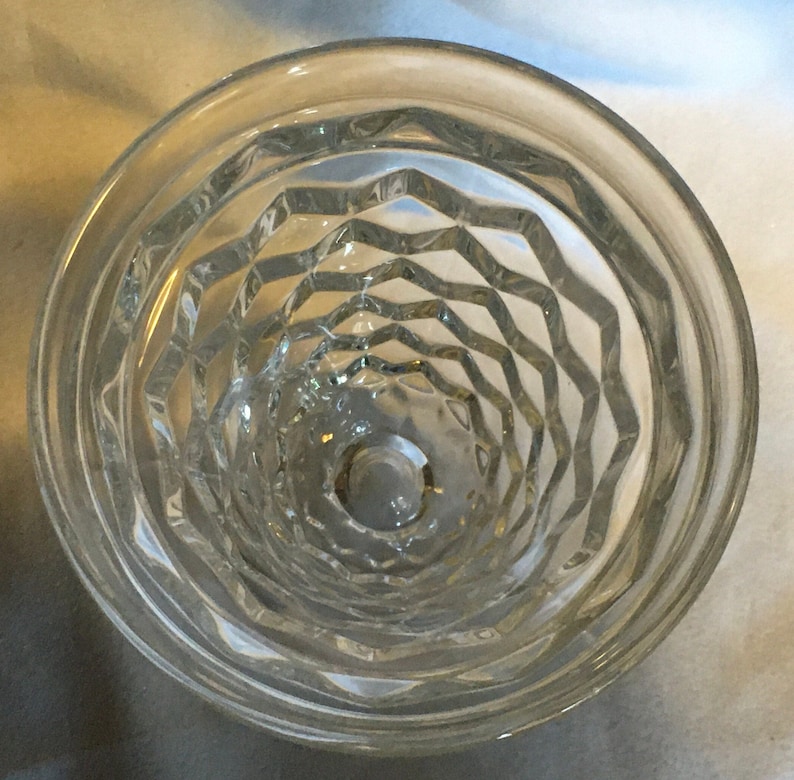 3-set Tea Glass Goblet Drink Ware Fostoria American Clear Glass Optical ...