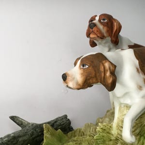 Beautiful Rare “hunting Pointer” Andrea by Sadek Bisque Porcelain ...