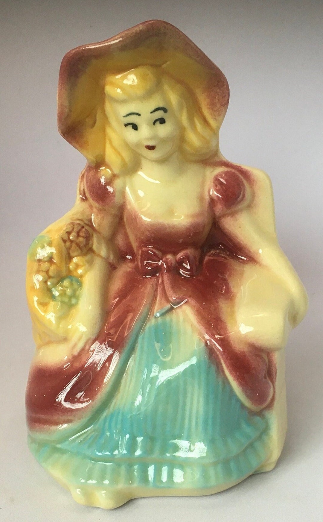 Vintage Nostalgic 1950s Shawnee Pottery Planter High Gloss Colonial ...