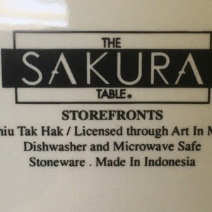 The Sakura Table Storefronts Chiu Tak Hak Art in Motion Stoneware ...