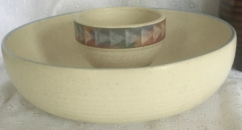 Horizon Treasure Craft USA Large Pottery Serving & Dip Bowls Salad Bowl ...