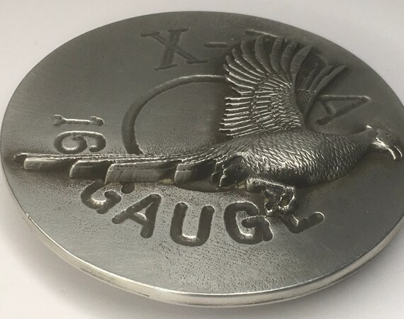 Vintage Pilgrim Pewter 16 Gauge Shotgun Shell XTRA Pe… - Gem