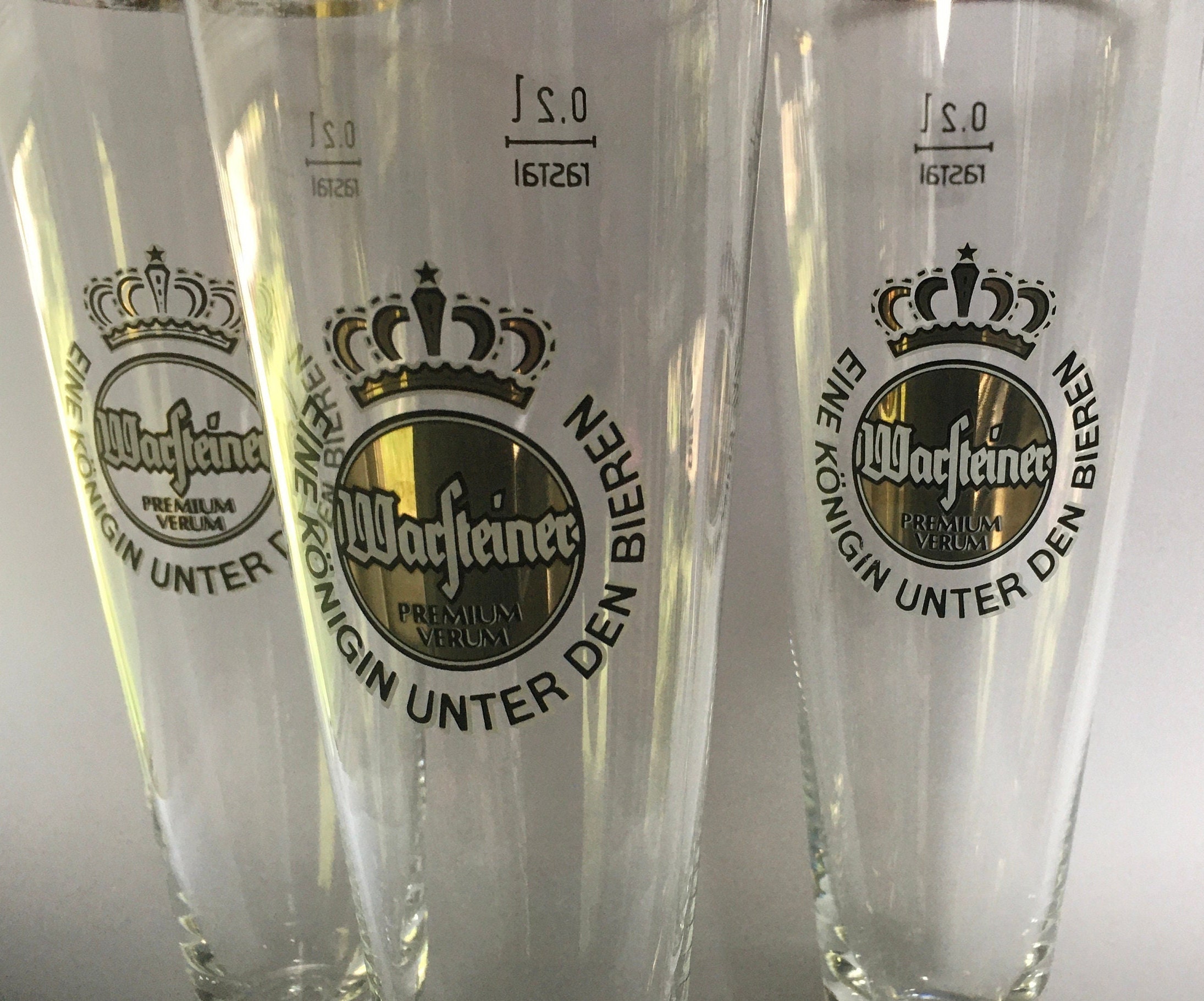 Warsteiner Arnsberg Forest Premium Beer Glass Flute Champagne Flute ...