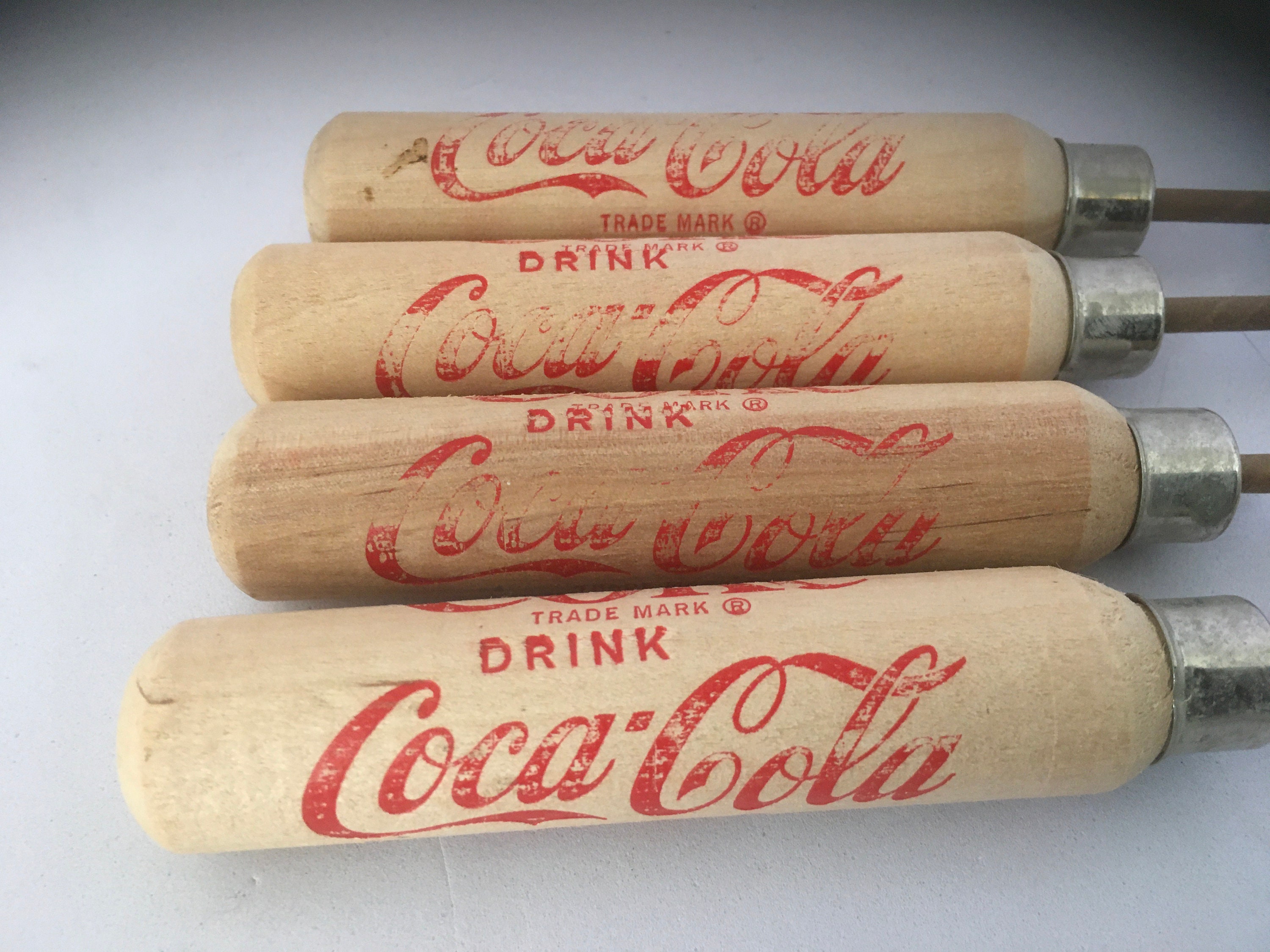Unique & Rare Vintage Coca Cola Wooden Ice Pick With Sleeve Red ...