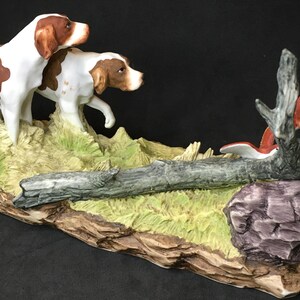 Beautiful Rare “hunting Pointer” Andrea by Sadek Bisque Porcelain ...