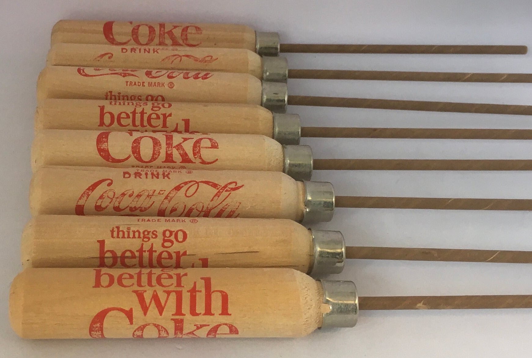 Unique & Rare Vintage Coca Cola Wooden Ice Pick With Sleeve Red ...