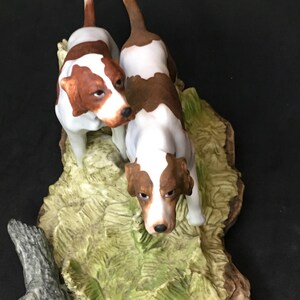 Beautiful Rare “hunting Pointer” Andrea by Sadek Bisque Porcelain ...