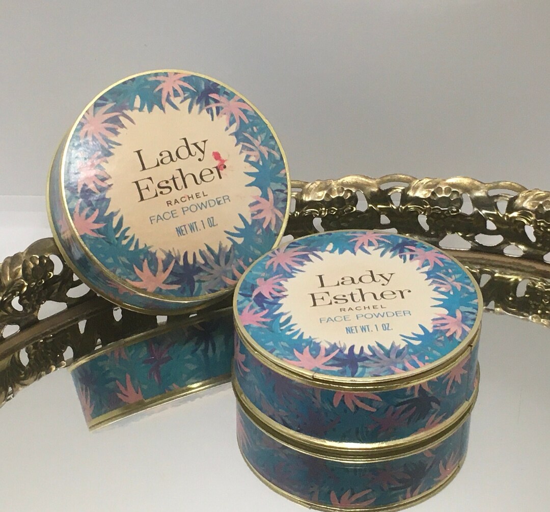 Lady Esther Rachel Face Powder One Empty & One Never Used - Plastic ...