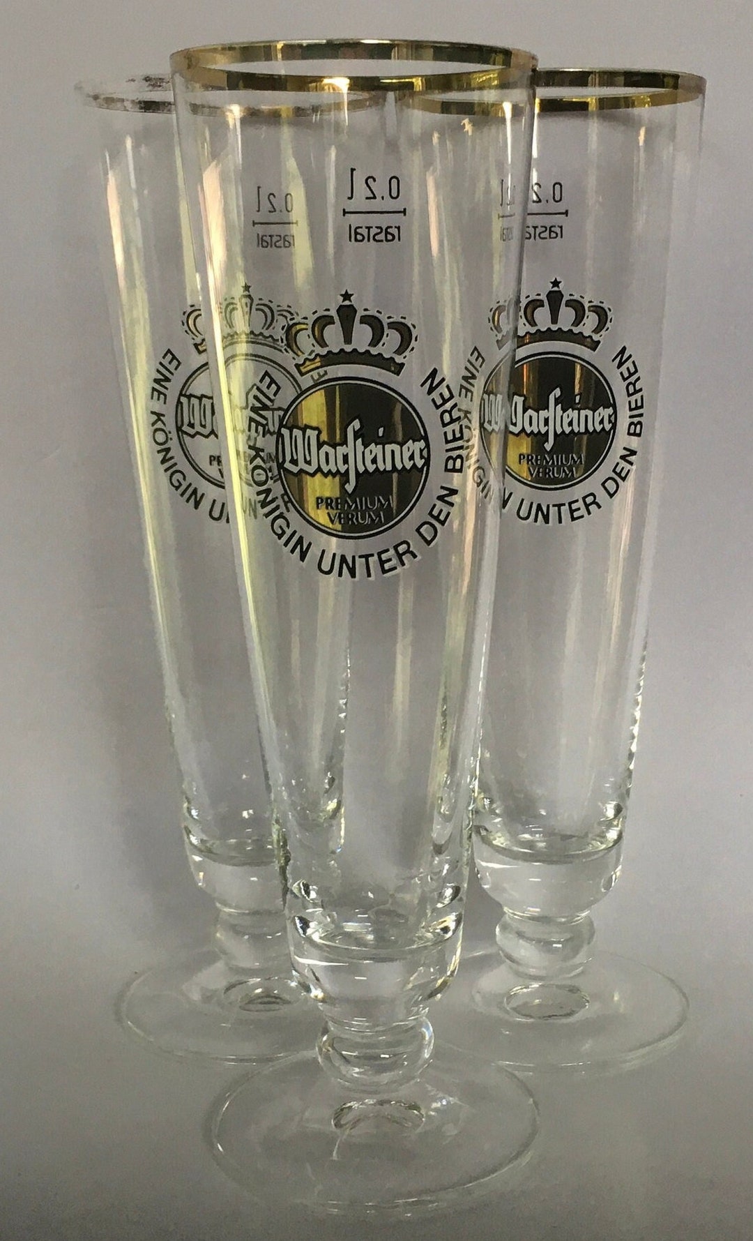 Warsteiner Arnsberg Forest Premium Beer Glass Flute Champagne Flute ...