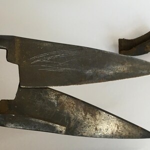 Vintage Metal Sheep Shears Large Old Scissors Farmhouse Country Décor ...