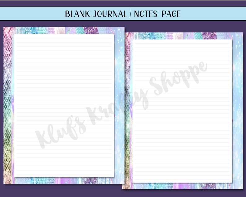 Blank Calendar Bundle: Printable Calendar, Planner, Schedule Pages ...