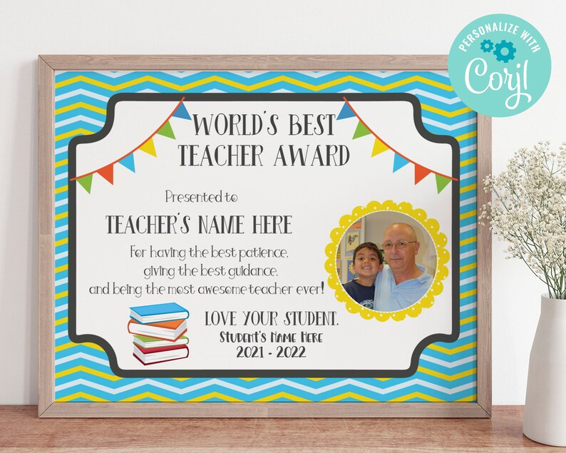 Teacher Appreciation Gift Printable Gift, Special Teacher Poem, Digital ...