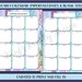 Blank Calendar Bundle: Printable Calendar Planner Schedule - Etsy