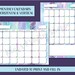 Blank Calendar Bundle: Printable Calendar Planner Schedule - Etsy