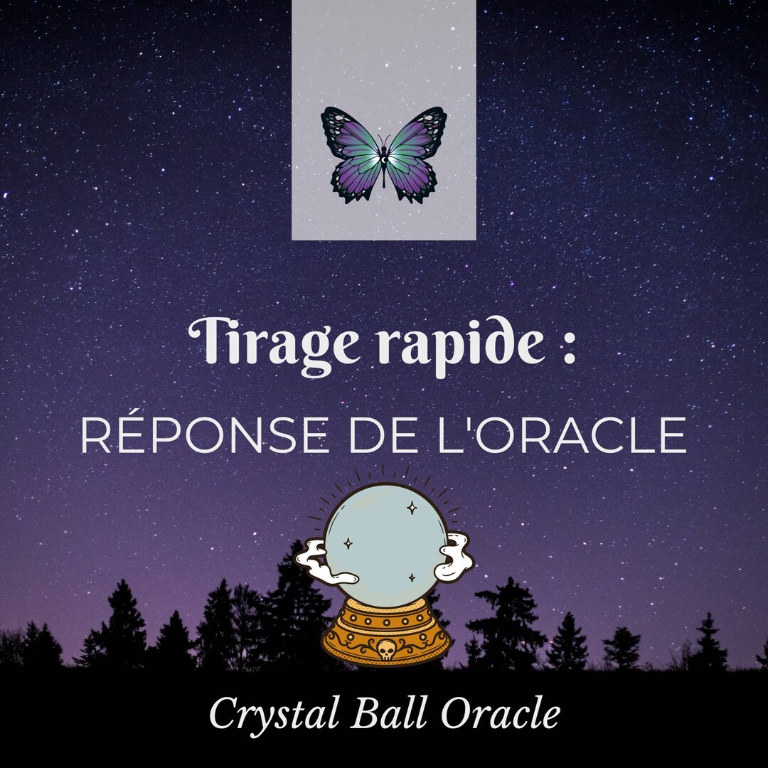 Quick Draw: Crystal Ball Oracle Answer - Etsy