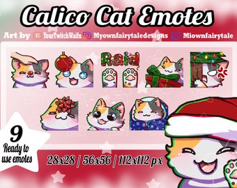 Calico Cat Emotes Gimme All the Memes Variety Pack Twitch Discord ...