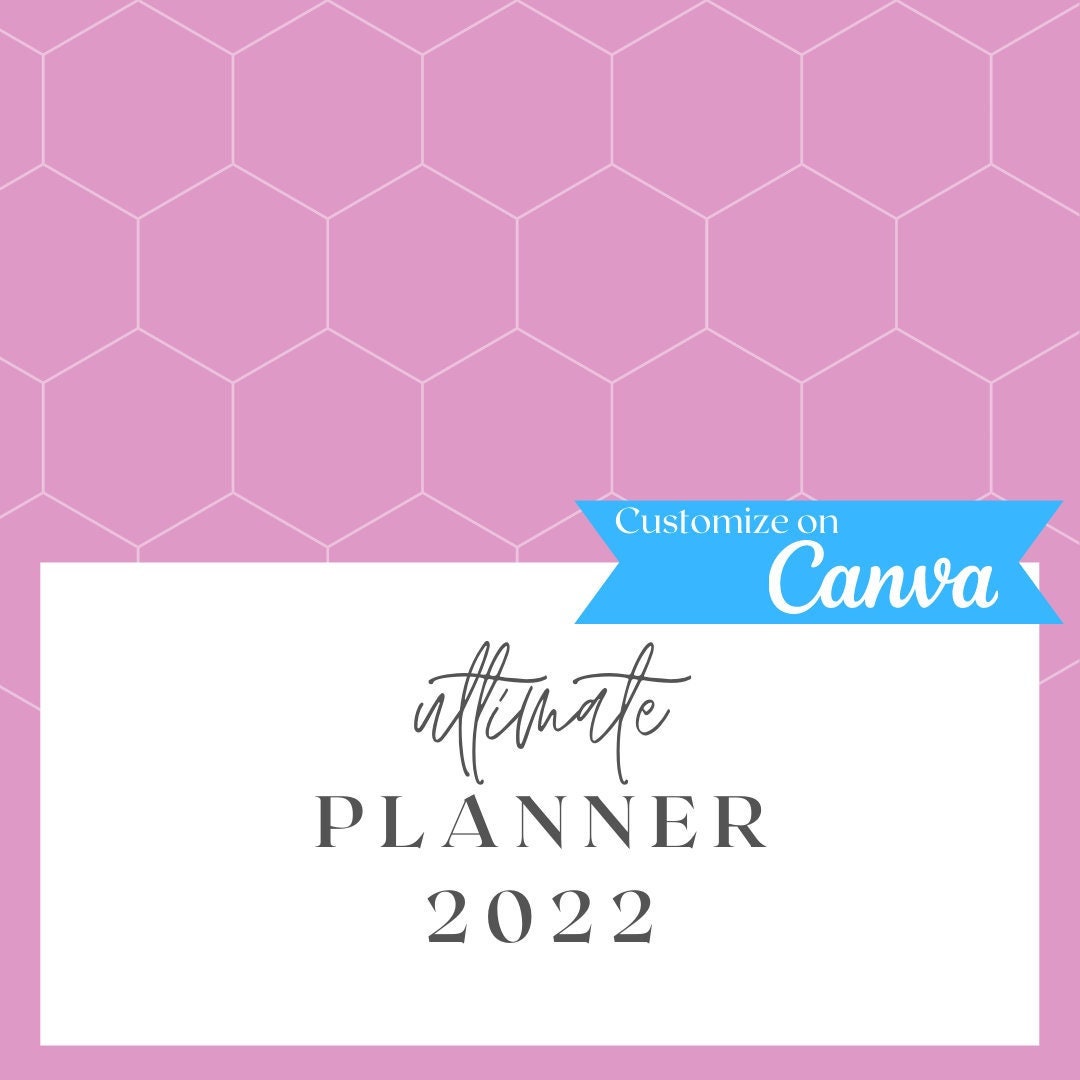 Elegant Pastel 2022 Calendar and Planner - Etsy
