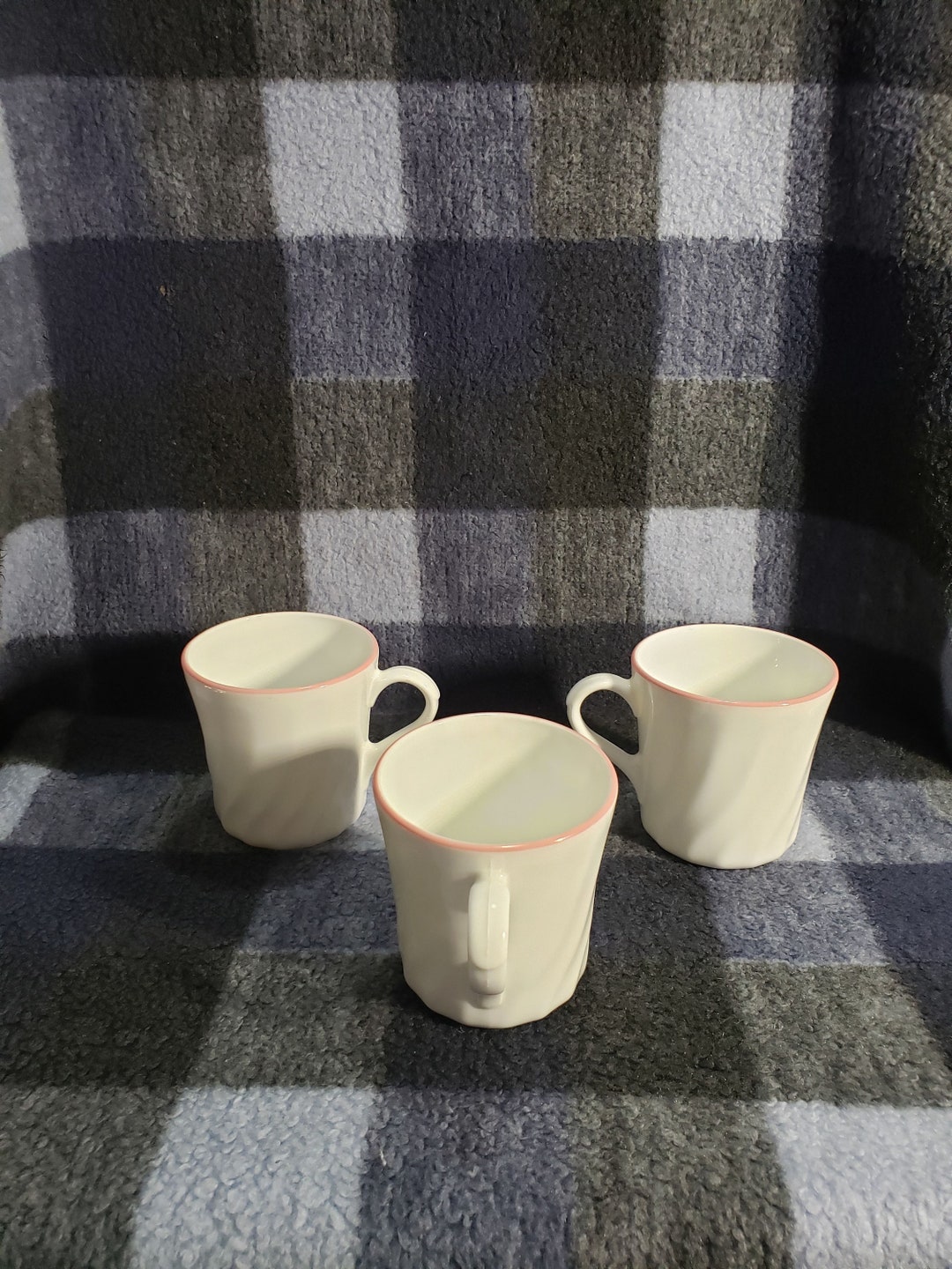 Corelle by Corning Elegant Rose Pattern Coffee Cups 3.25T Very Good ...