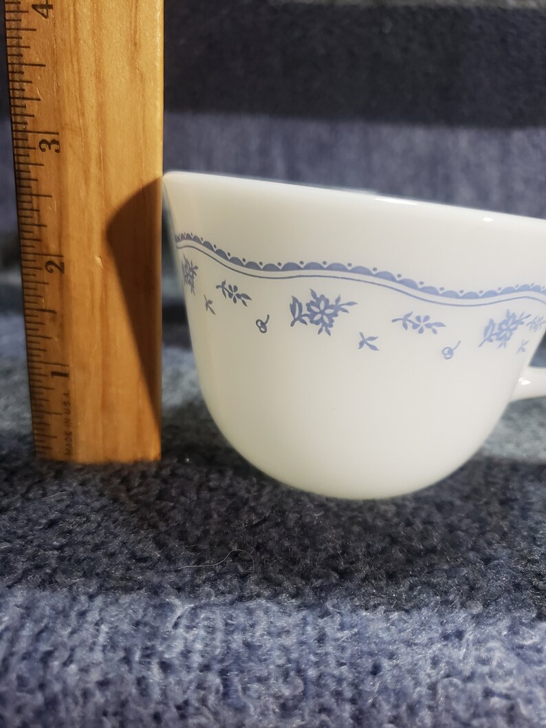 Vintage Pyrex Milk Glass by Corning Mugs Coffee Cups Set of 4 Usa in ...