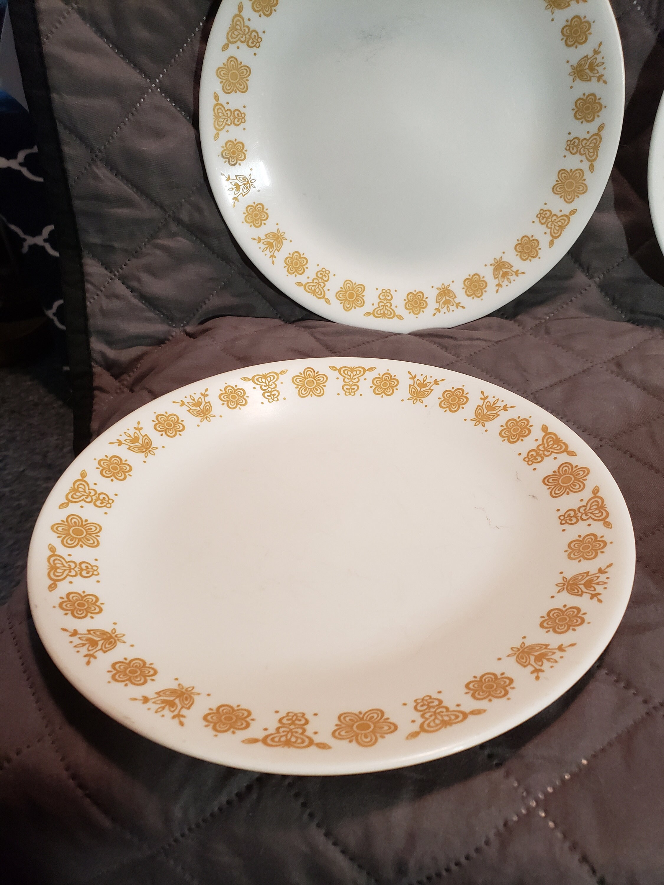 Vintage Corelle by Corning Butterfly Pattern 4 Plates 8.50W IN GOOD ...