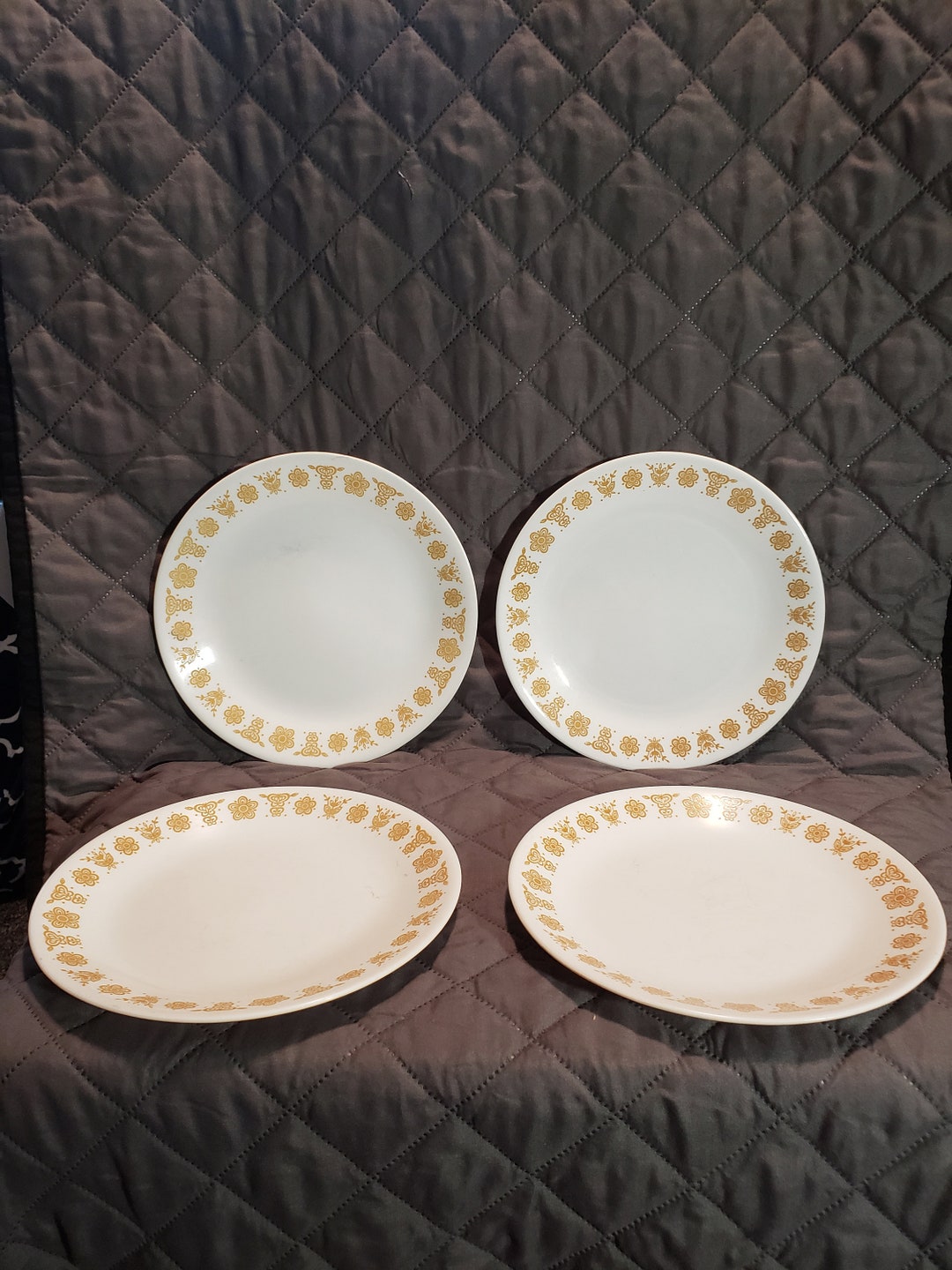 Vintage Corelle by Corning Butterfly Pattern 4 Plates 8.50W IN GOOD ...