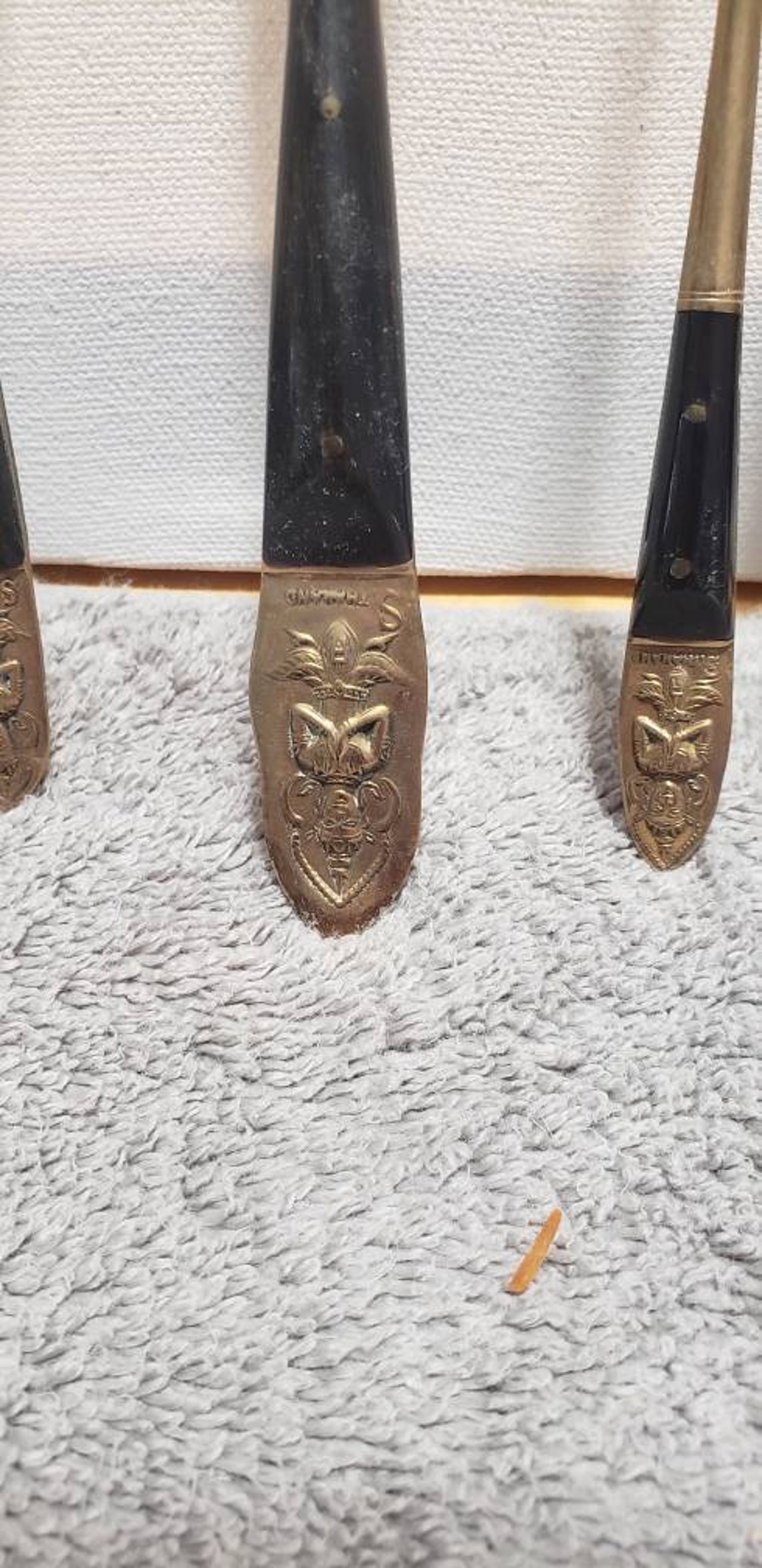 Vintage Siam Brass Serving Utensils, Asian Decor, Home Decor, Home ...