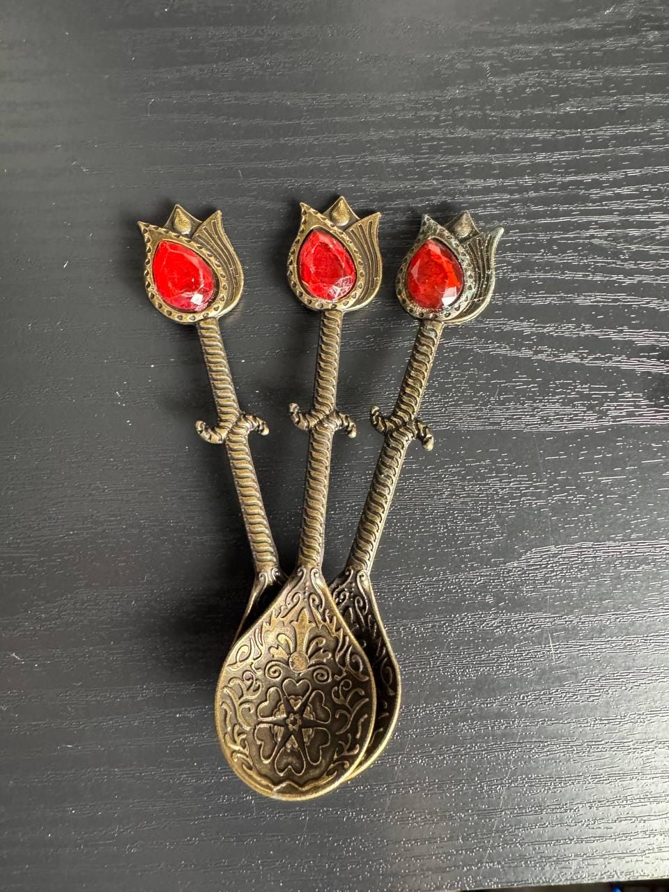 Set of 3 Spoons for Hot Tea or Cold ,teaspoons Small Spoons , Coffee ...