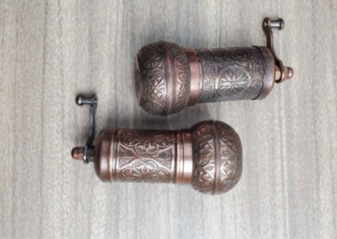Traditional Grinder Pepper Mill, Pepper Grinder, Kitchen Decor 4.3'set ...